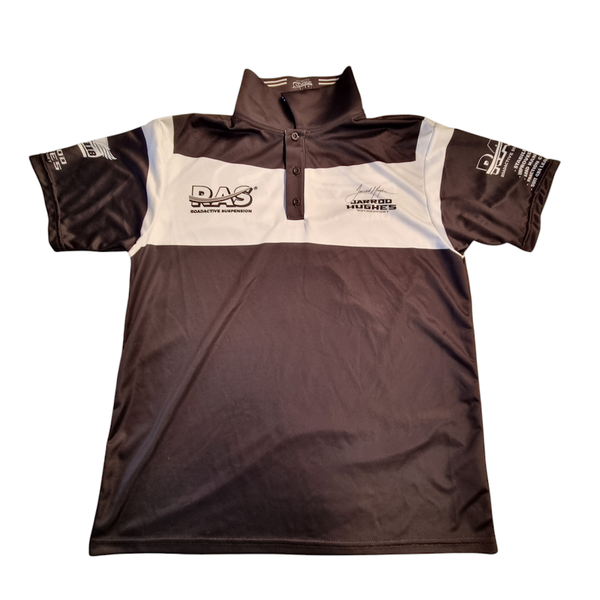 RAS Polo Shirt Black White – RoadActive Suspension Australia