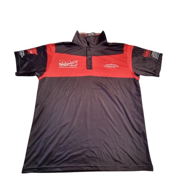 RAS Polo Shirt Black Red – RoadActive Suspension Australia